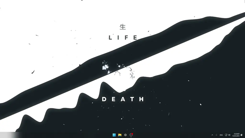 Live wallpaper Life x Death (without clock) download on VSThemes.org
