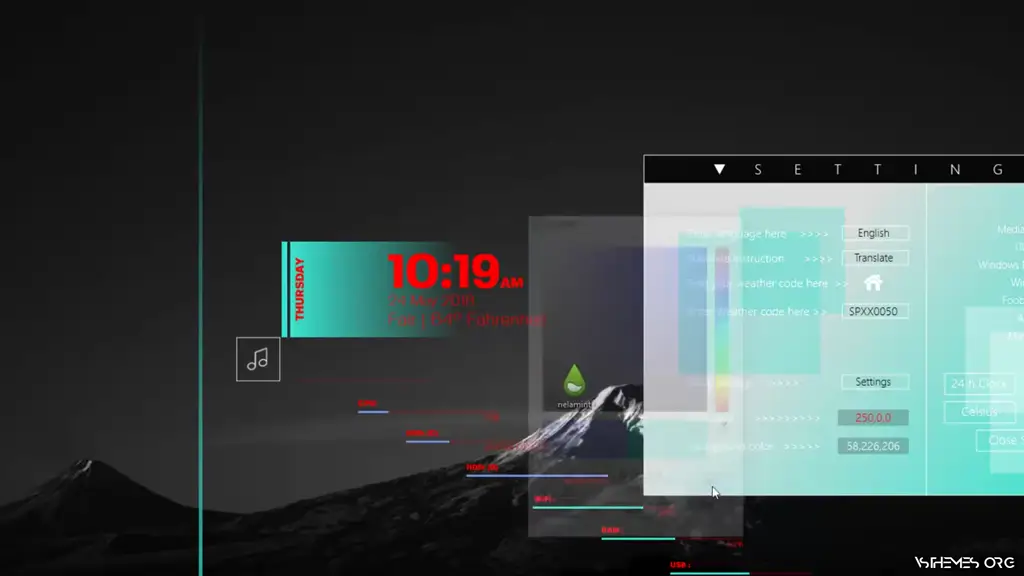 Nelamint Skin Rainmeter Skins YouTube