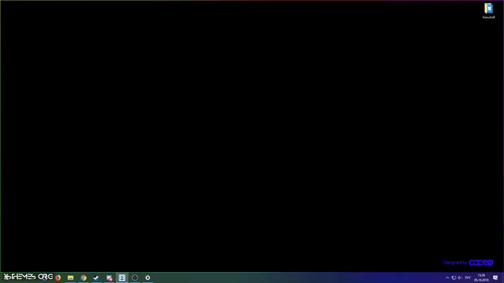 Live wallpaper RGB taskbar for Windows 10 download on VSThemes.org