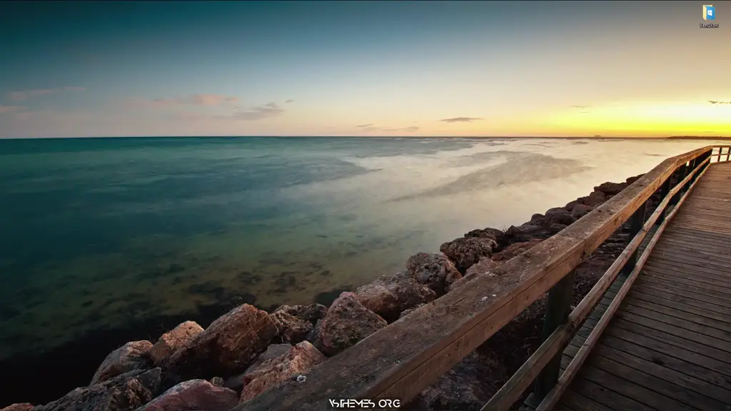 Live wallpaper Sunset Coast download on VSThemes.org