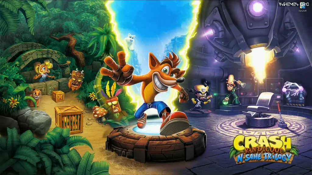 Live wallpaper Crash Bandicoot N. Sane Trilogy Screensaver download on ...