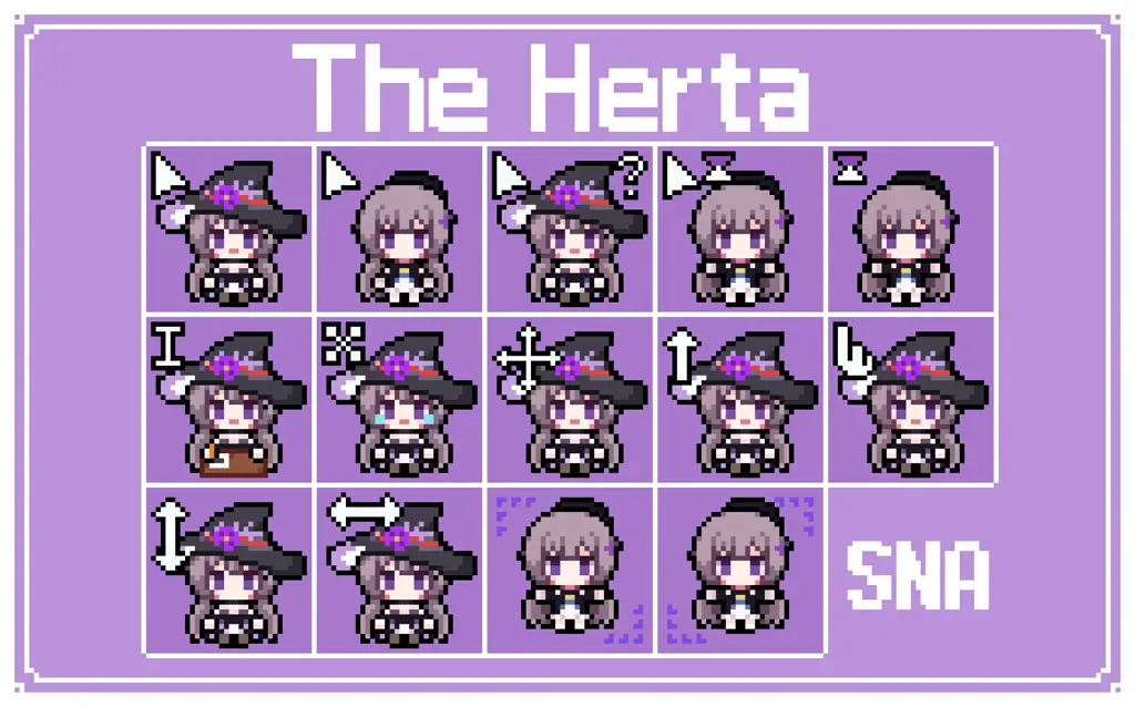 Cursors Herta - Honkai Star Rail (alt) on Windows download on VSThemes.org