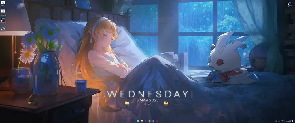 Живые обои Спящая Фиби (Wuthering Waves) скачать на VSThemes.org