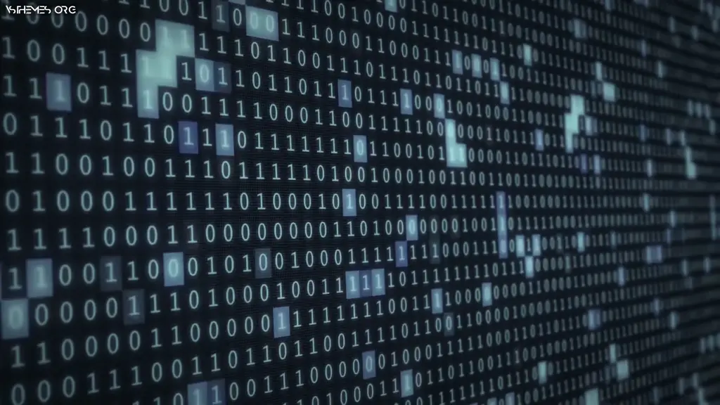 Live wallpaper Binary code download on VSThemes.org