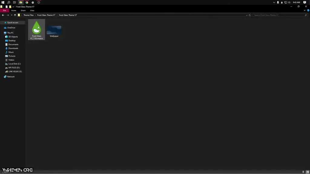 Skin Frost Glass V7 for Rainmeter download on VSThemes.org