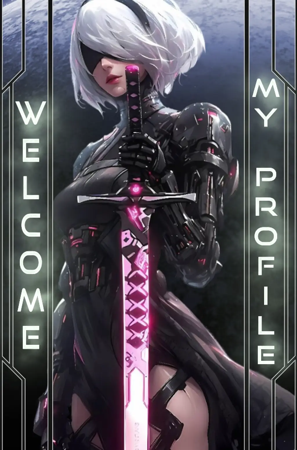 Steam Artwork Nier: Automata 2B download on VSThemes.org