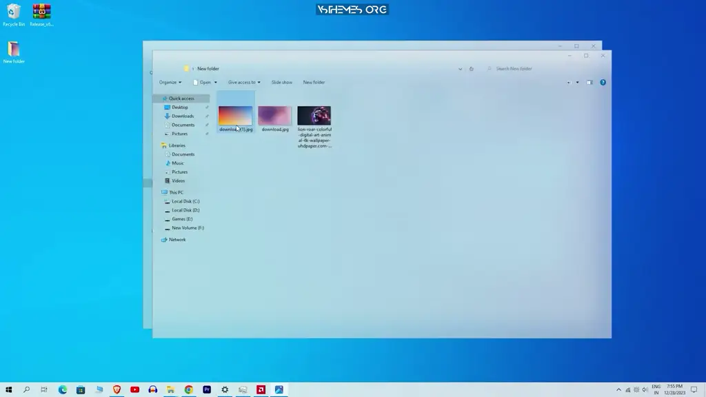 ExplorerBlurMica v.2.0.1 download on VSThemes.org