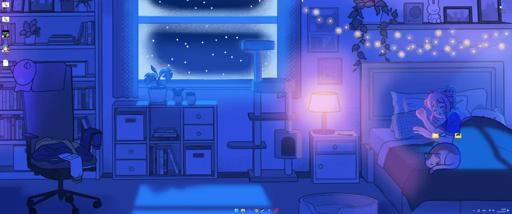 Cartoon Night Live Wallpaper