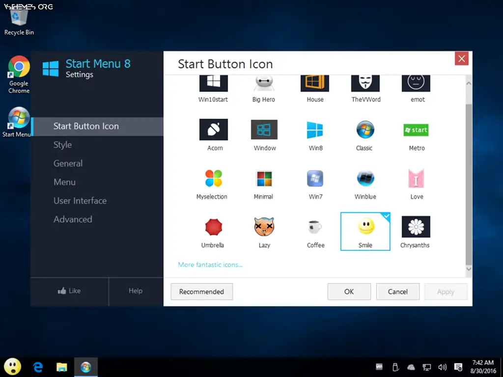 IObit Start Menu 8 Pro - отключение меню пуск в Windows 8 v.6.0.0.2 ...
