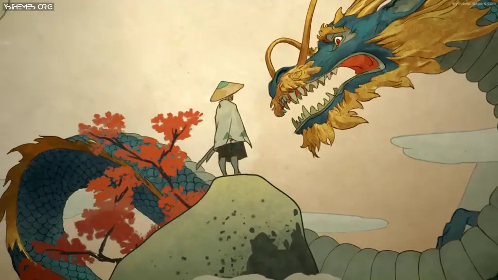 Live wallpaper Dragons Overwatch download on VSThemes.org