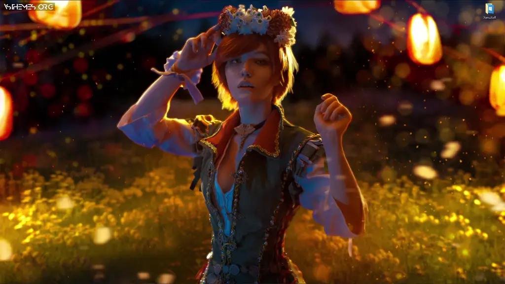 Live wallpaper Shani - The Witcher download on VSThemes.org