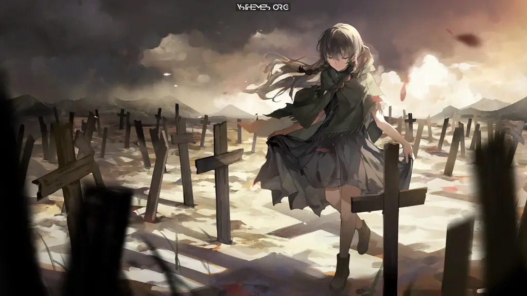 Cemetery Girl Anime Wallpaper