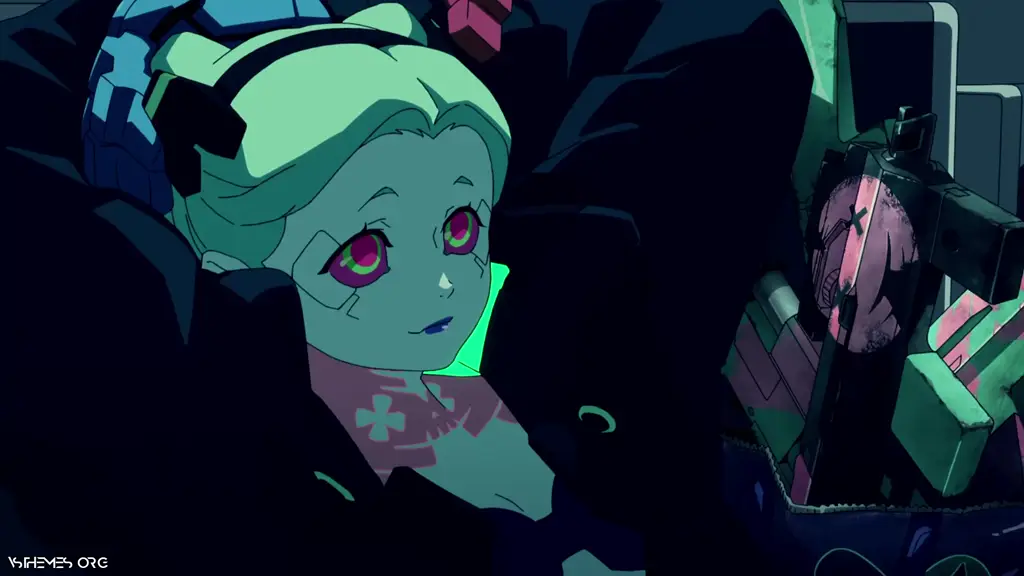 Live wallpaper [Cyberpunk Edgerunners] Rebecca Car Scene download on ...