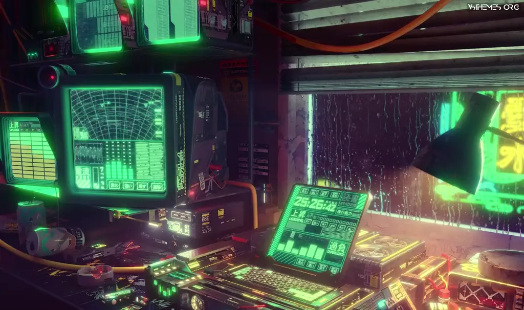 Live wallpaper Netwatcher download on VSThemes.org