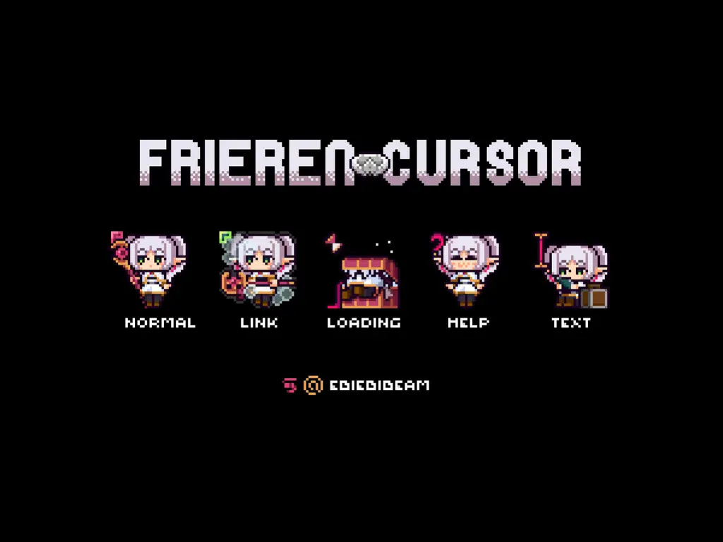 Cursors Sousou no Frieren on Windows download on VSThemes.org