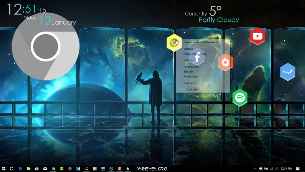 Skin Elementary 3.0 for Rainmeter download on VSThemes.org