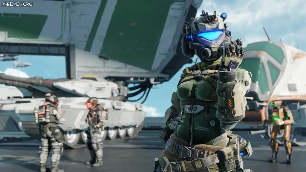 Живые обои Titanfall 2 Female Iron Yu скачать на VSThemes.org