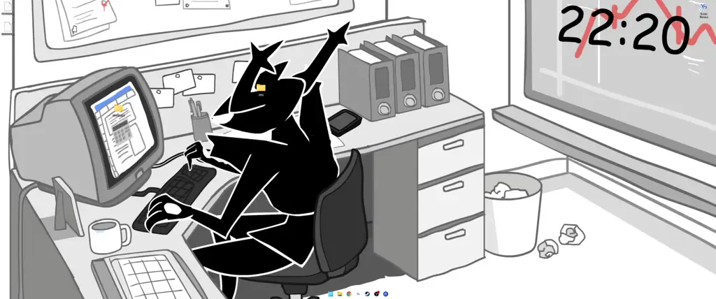 Live wallpaper Roaring Knight Working Overtime (Deltarune) download on ...