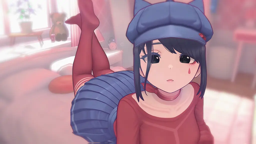 Live wallpaper Mita Cap (lying) - MiSide download on VSThemes.org