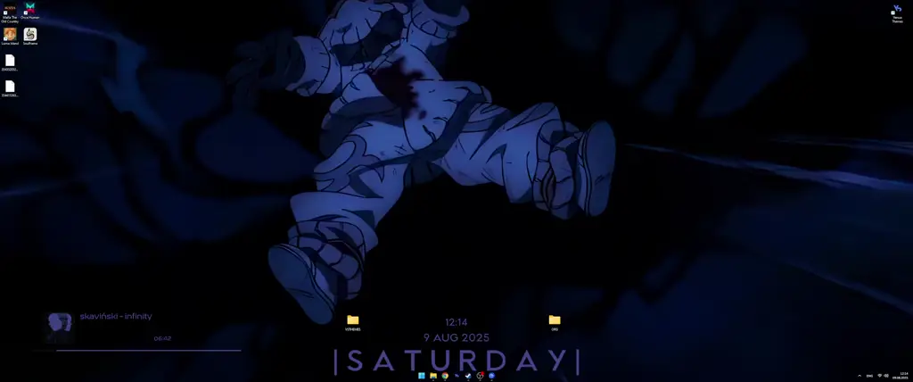 Live wallpaper Rudo Surebrec falling (Gachiakuta) download on VSThemes.org