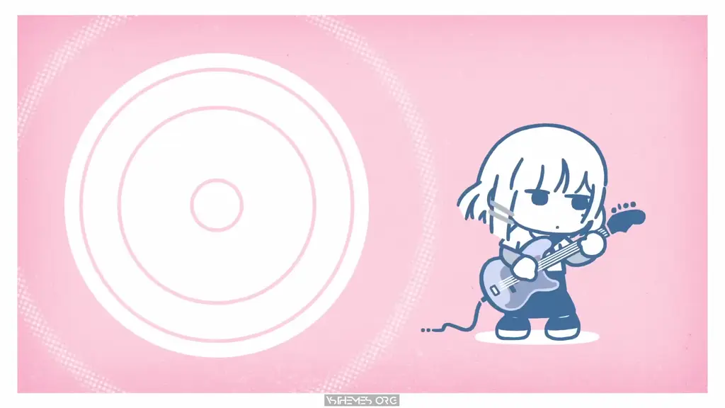 Живые обои [Bocchi The Rock!] Distortion!! loop 2 скачать на VSThemes.org