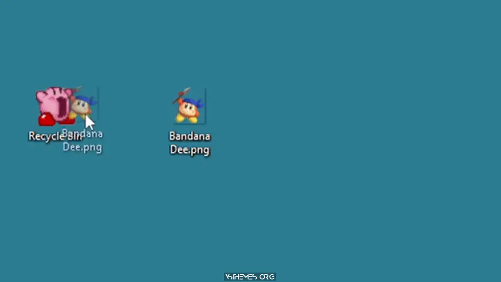 Icons Kirby Recycle bin download on VSThemes.org