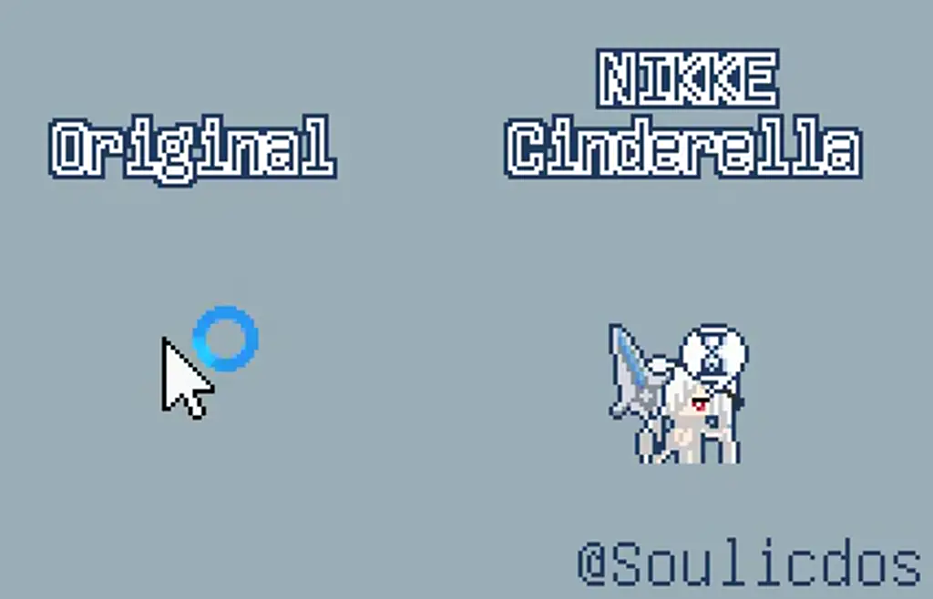 Cursors Cinderella (Nikke) on Windows download on VSThemes.org