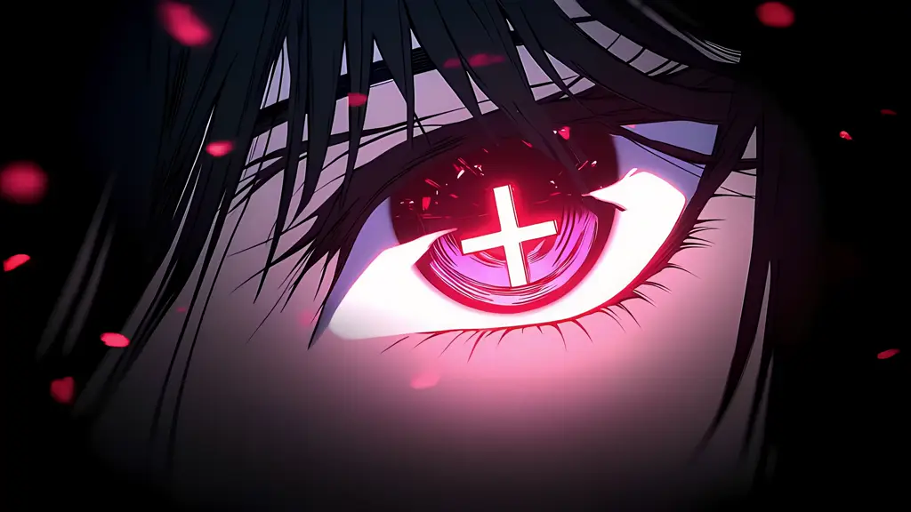 Live wallpaper Cross in the eye download on VSThemes.org