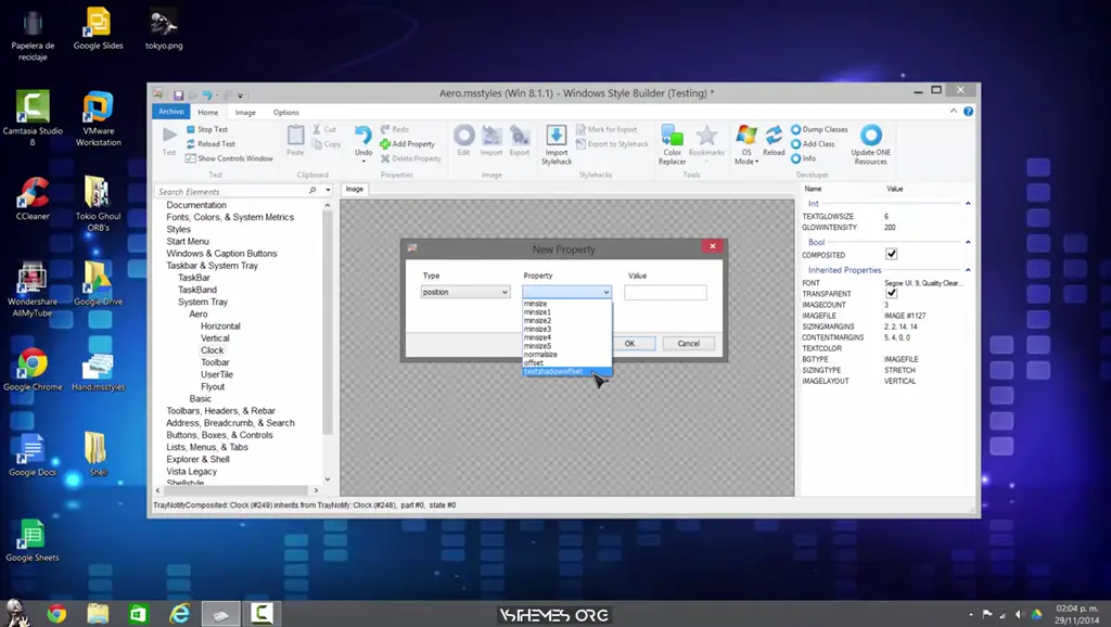 Windows Style Builder - create your own theme for Windows v.1.5.6.3 ...