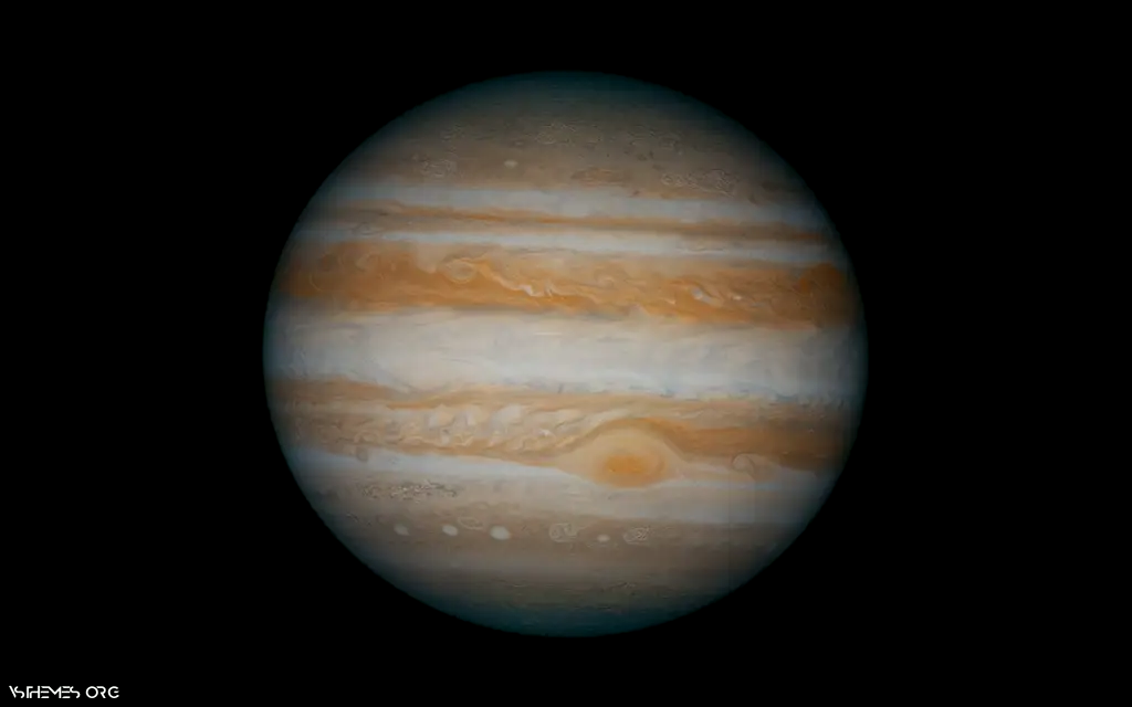 Live wallpaper Jupiter rotates on its axis (HD) download on VSThemes.org