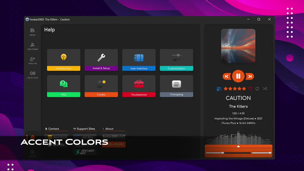 Skin JAM 3 for Foobar2000 download on VSThemes.org