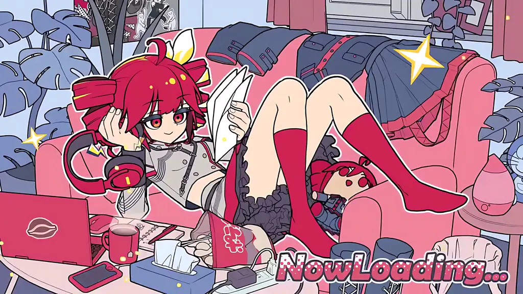 Живые обои Касане Тето (в стиле Muse Dash) скачать на VSThemes.org