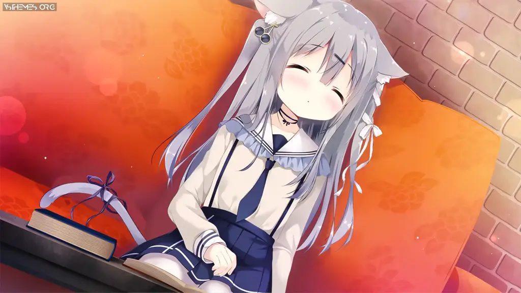 Живые обои Yukimura Chieri - Cat-nap Amairo Chocolate скачать на ...