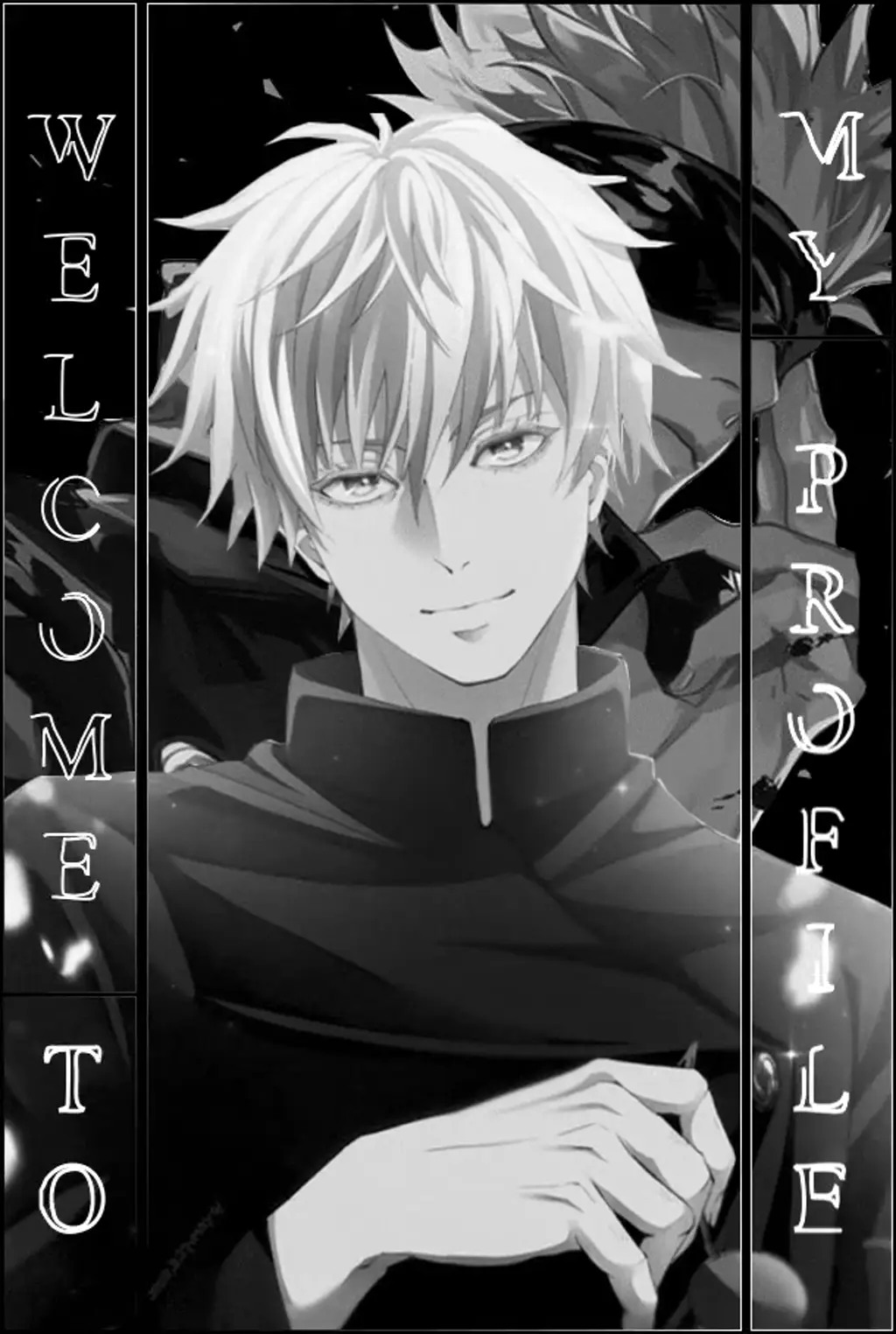 Steam Artwork Satoru Gojo Black download on VSThemes.org