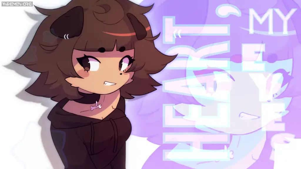 Live wallpaper Kiss Me (Mimi Typh) download on VSThemes.org