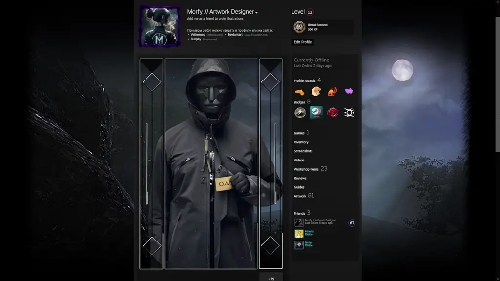 Steam Artwork Squid Game Frontman download on VSThemes.org