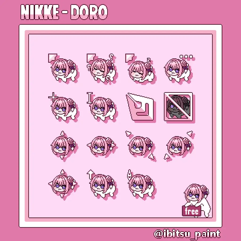 Cursors Nikke Doro on Windows download on VSThemes.org