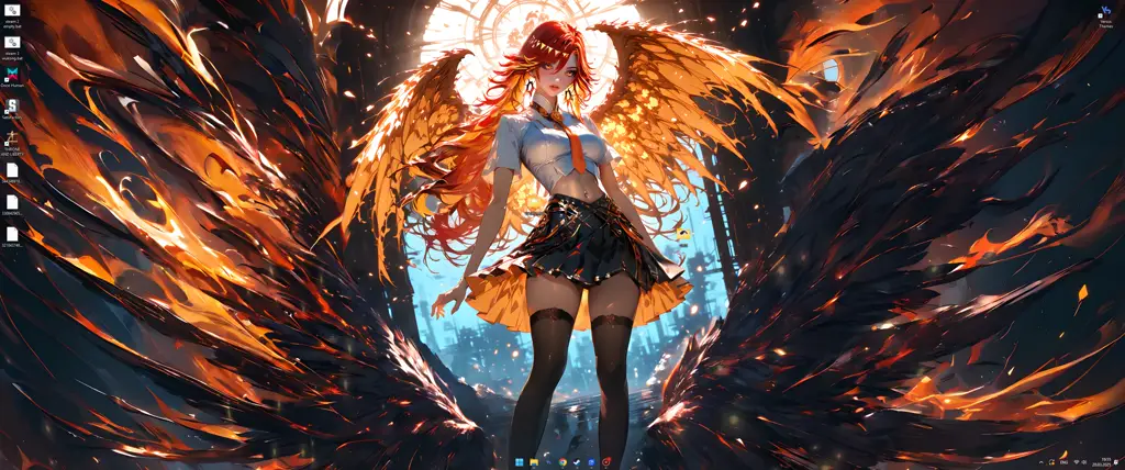 Live wallpaper Fire Blossom - Mavuika (Genshin Impact) download on ...