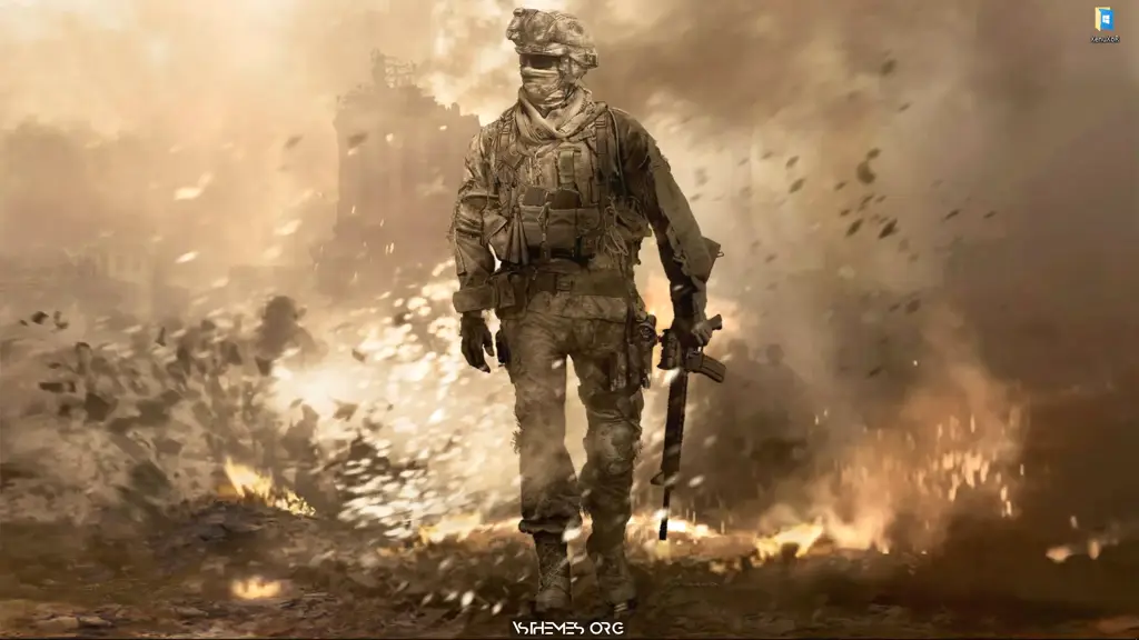 Живые обои Военный из игры Кал Оф Дьюти Модерн Варфаер 2 скачать на ...