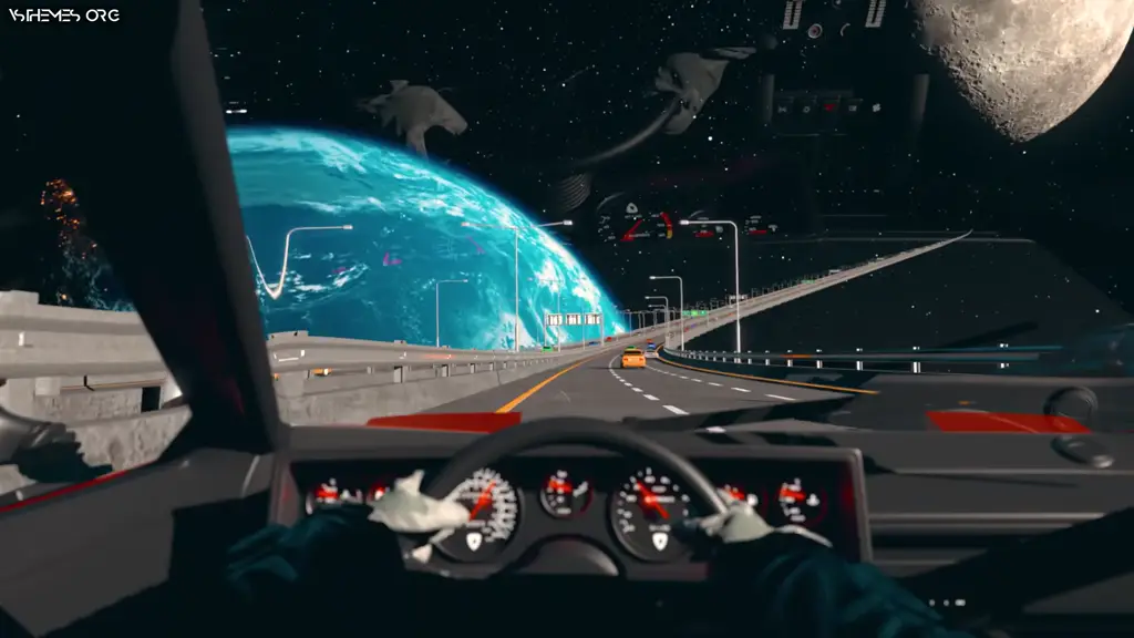 Live wallpaper Space Drive download on VSThemes.org