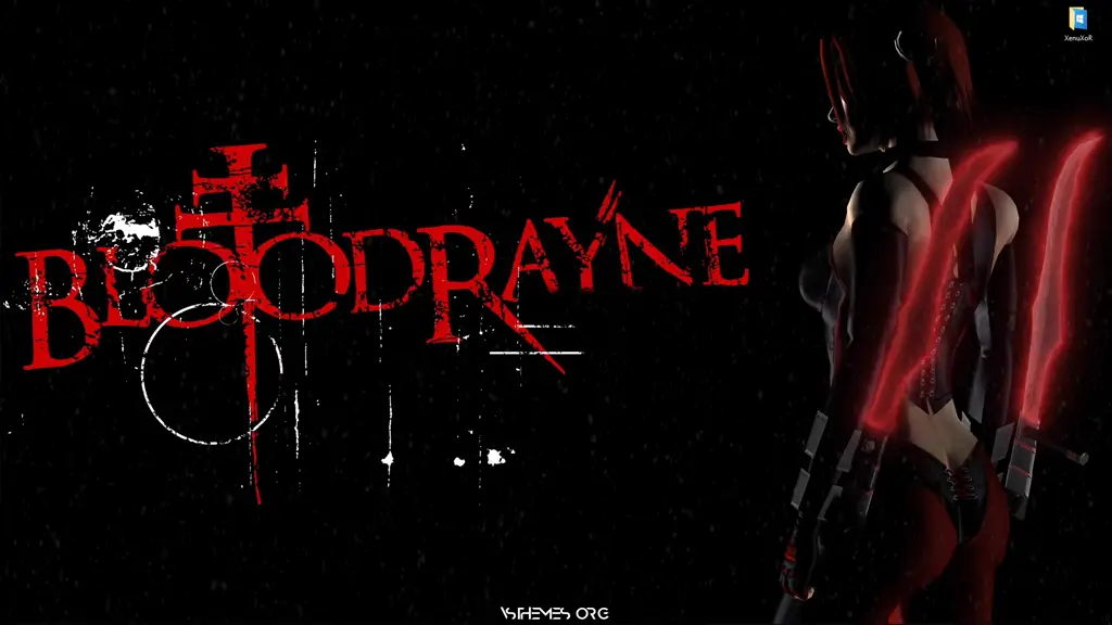 Live wallpaper The logo of the game Bloodrain download on VSThemes.org