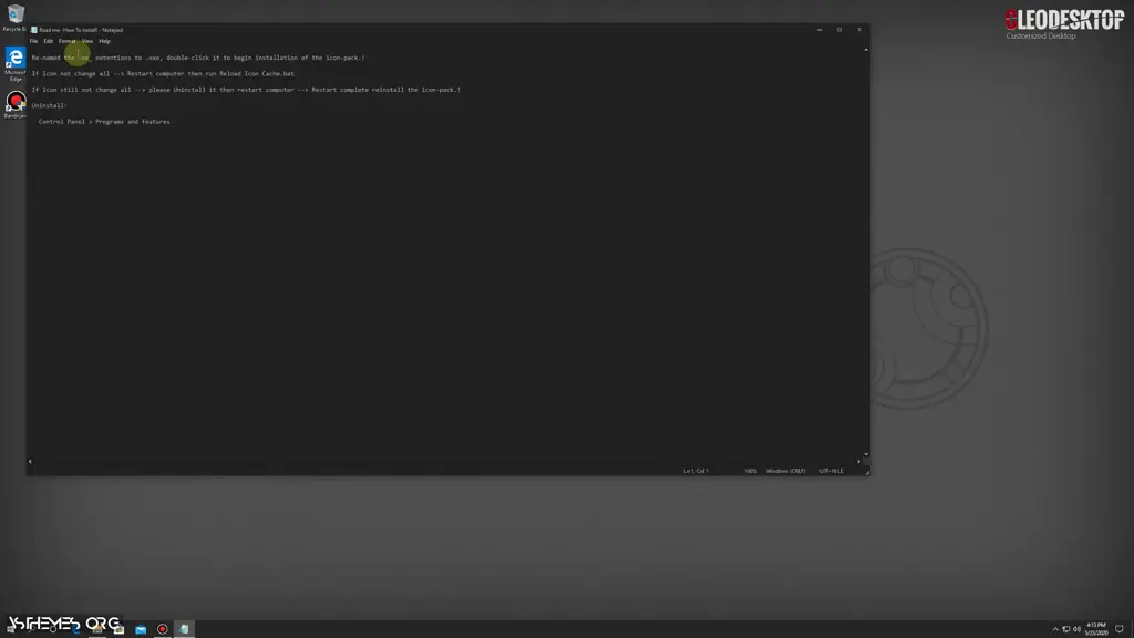 Theme After Dark CC for Windows 10 download on VSThemes.org