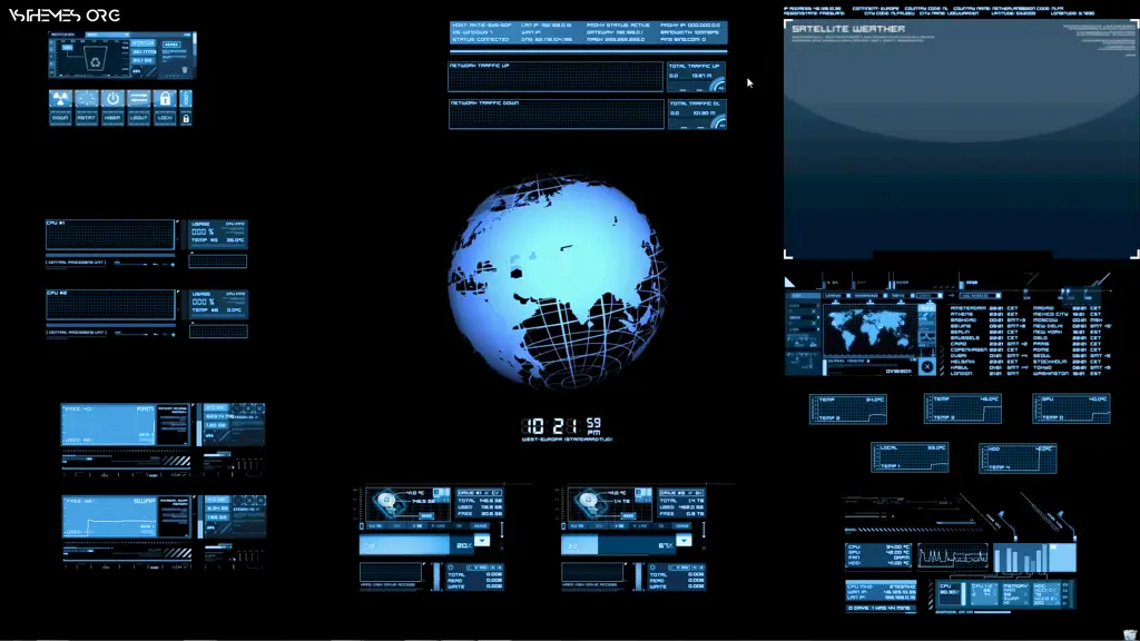 Baixar Rainmeter E Galeria De Skin Para Rainmeter Youtube