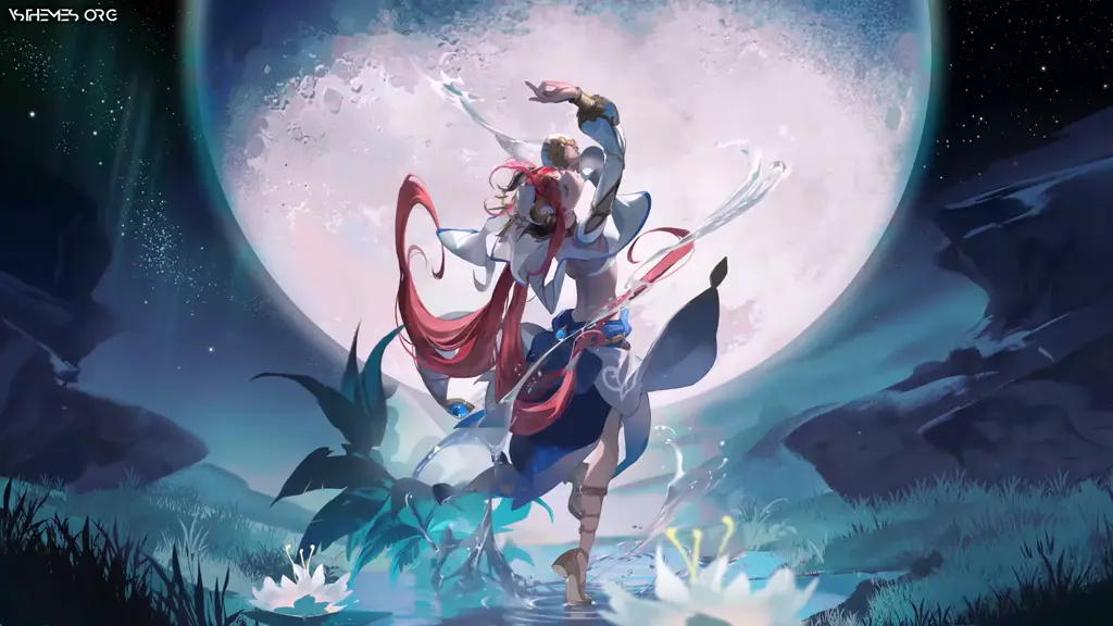 Live wallpaper Nilou [Genshin Impact]–16:9-4k60fps download on VSThemes.org