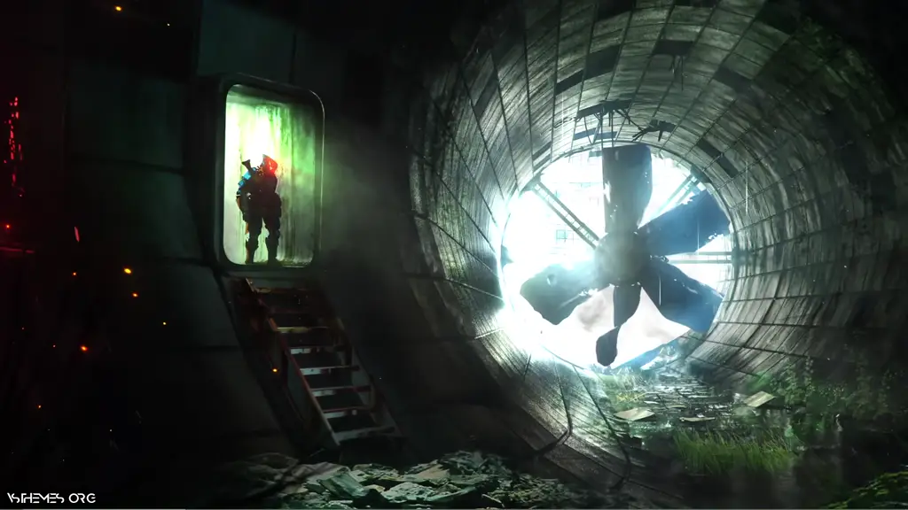 Живые обои Destiny Cosmodrome Wall 4K скачать на VSThemes.org