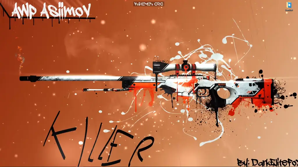 Wallpaper Asiimov Dragon