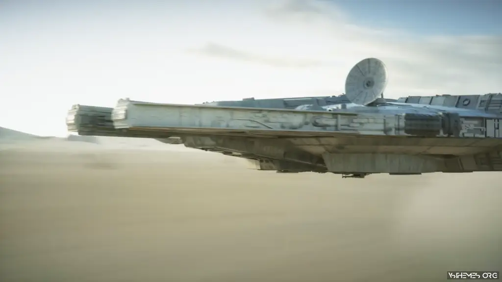 Live wallpaper Star Wars Millenium Falcon 360 seemless loop download on ...