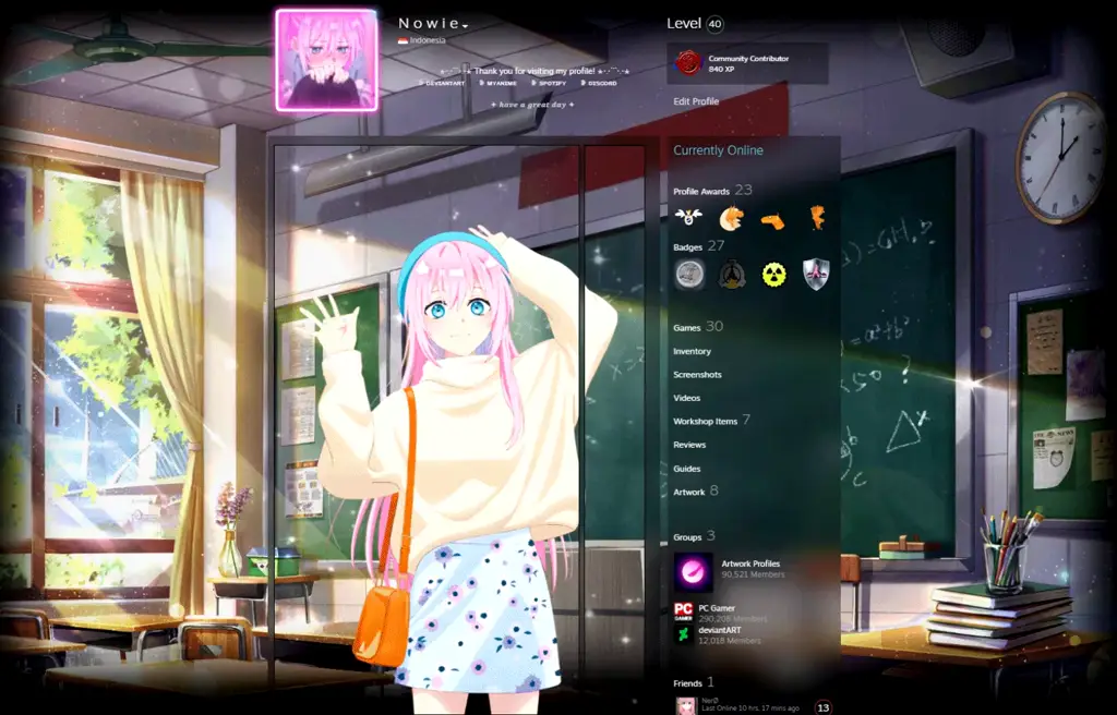 Steam Artwork Miyako Shikimori download on VSThemes.org