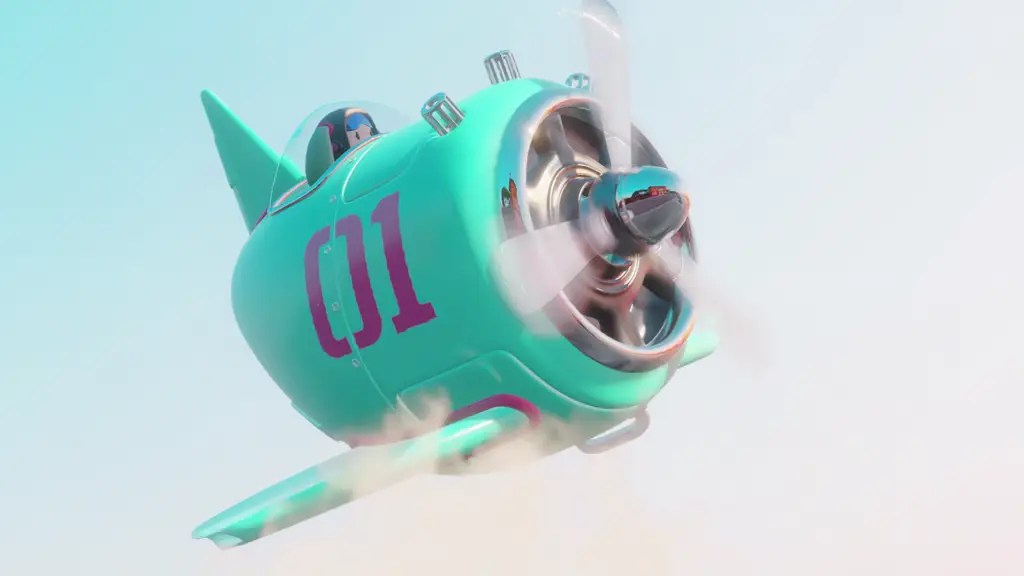 Live wallpaper Hatsune Miku plane download on VSThemes.org
