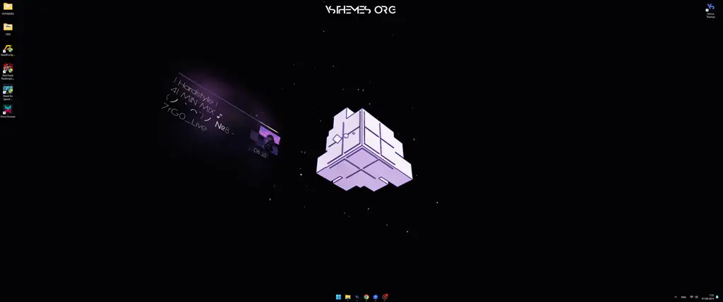 Live wallpaper Cube (visualizer) download on VSThemes.org
